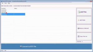 How to convert multiple word files to rtf files?