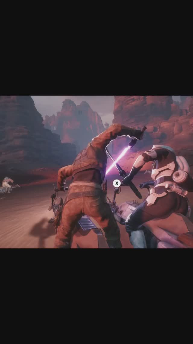 Погоня джедая за предателем наемником на спидере ☬ STAR WARS Jedi: Survivor ☬ #shorts #gaming