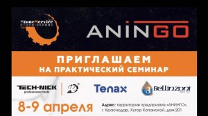 Видео отчёт семинара, который прошёл 8-9 апреля от компаний «StoneService» и «Aningo»