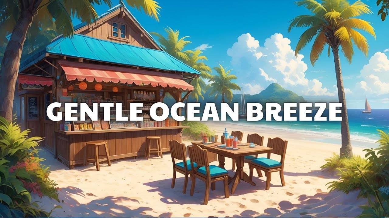 ☕ Dreamy Lofi by the Japanese Shore 🌊 Gentle Ocean Breeze & Chill Beats for Ultimate Relaxation
