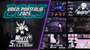 Сборка работ с анимацией 2025 | Оформление Твич Трово Twitch Trovo VK KICK / White Spectrum Дизайнер
