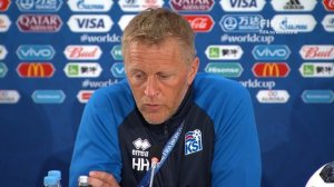FIFA World Cup™ 2018: ISL vs CRO : Iceland - Pre-Match Press Conference