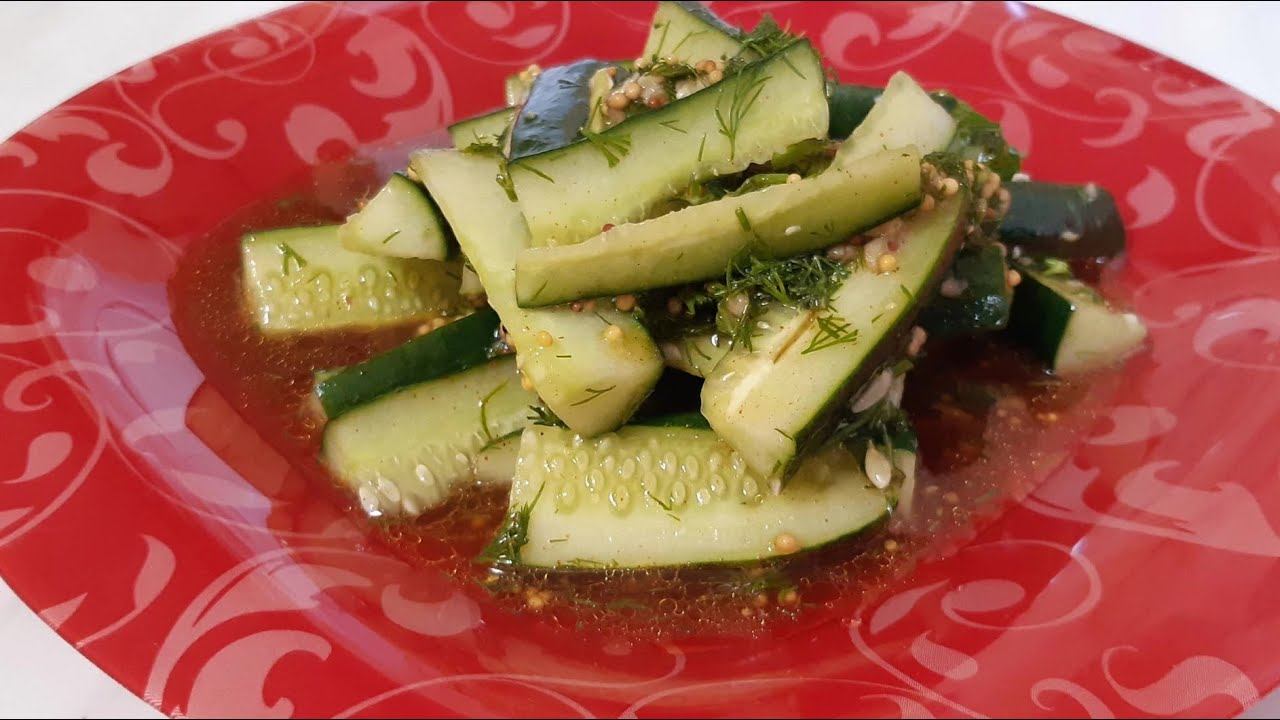 ОГУРЦЫ по - КОРЕЙСКИ за 5 минут! Мгновенная закуска и На ВТОРОЙ ДЕНЬ ЕЩЕ ВКУСНЕЕ!