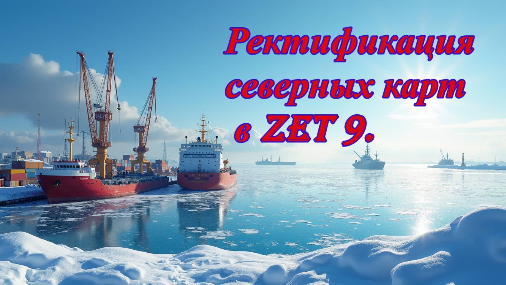 Ректификация северных карт в Zet 9.