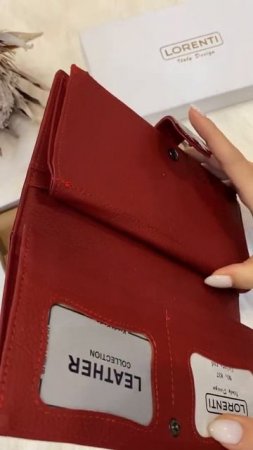 Женский кожаный кошелек Loren 837-RS