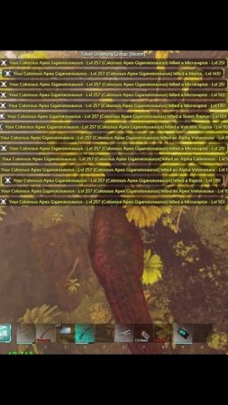 Колоссальный Гигантозавр Апекс ранга #arksurvivalascended #primalnemesis #giganotosaurus