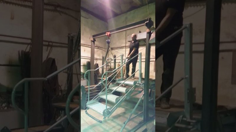 Работа мостика МП-4 с противовесом ниже горизонта от gidravli.com