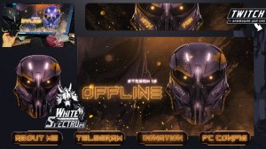 оформление стрима / анимация для обс твич twitch youtube kick