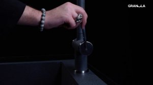 Смеситель GRANULA GR-8170, выдвижной излив