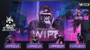 неоновое оформление для канала твич / дизайн на заказ twitch анимации обс