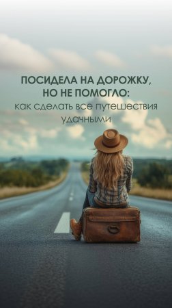 Посидела на дорожку, но не помогло: как сделать все путешествия удачными