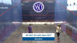 4th NSCI All India Open 2019 | Day 4 | Glass Court