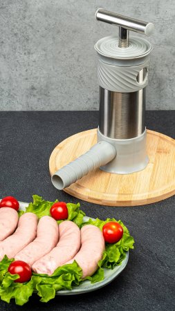 Шприц для сосисок серый промо