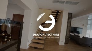 Лестница на металлическом монокосоуре. Проект № 964