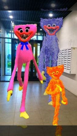 #shorts Huggy Wuggy, Kissy Missy, Spiderman in real life
