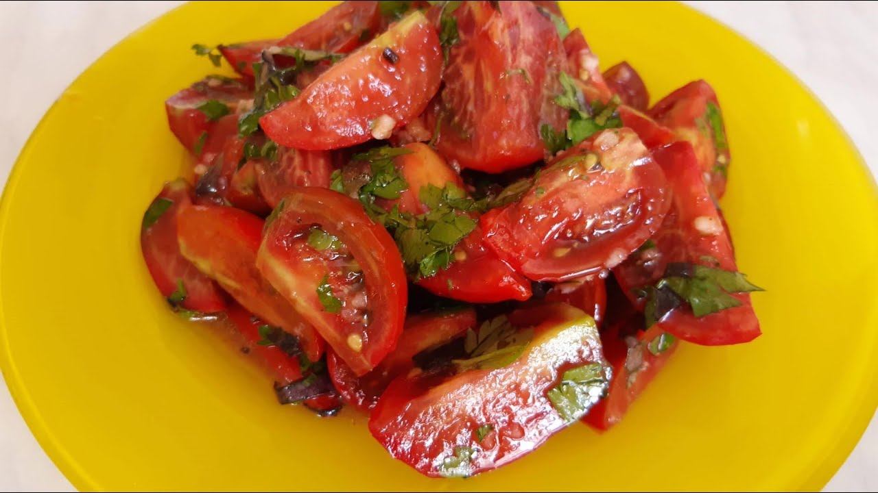 ПОМИДОРЫ по - КОРЕЙСКИ за 5 МИНУТ! Вкусная и Быстрая закуска! KOREAN TOMATOES in 5 MINUTES