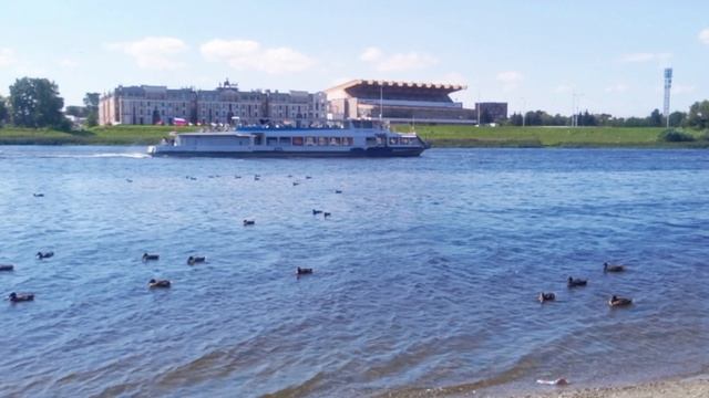 Центральный пляж в Твери, Заволжский парк, река Волга