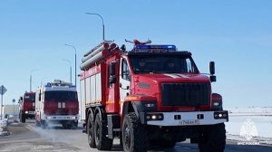 Автопробег пожарных машин на Чукотке