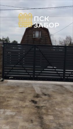 Забор ранчо на белорусских блоках