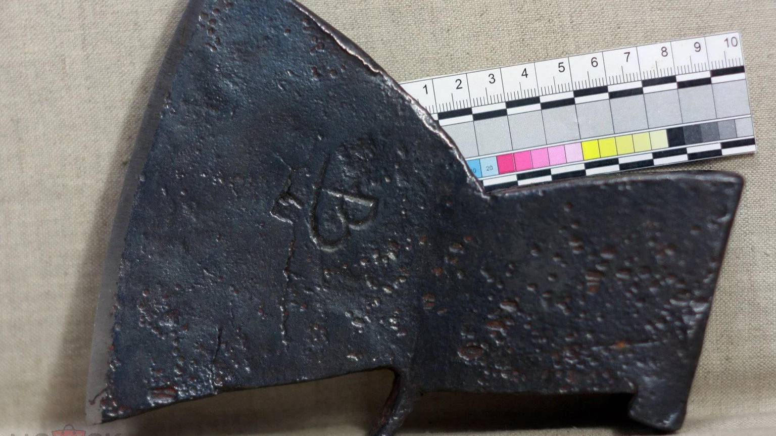 Царский топор сызранский фасон старинный дореволюционный плотничный 19 век в коллекцию рисунок