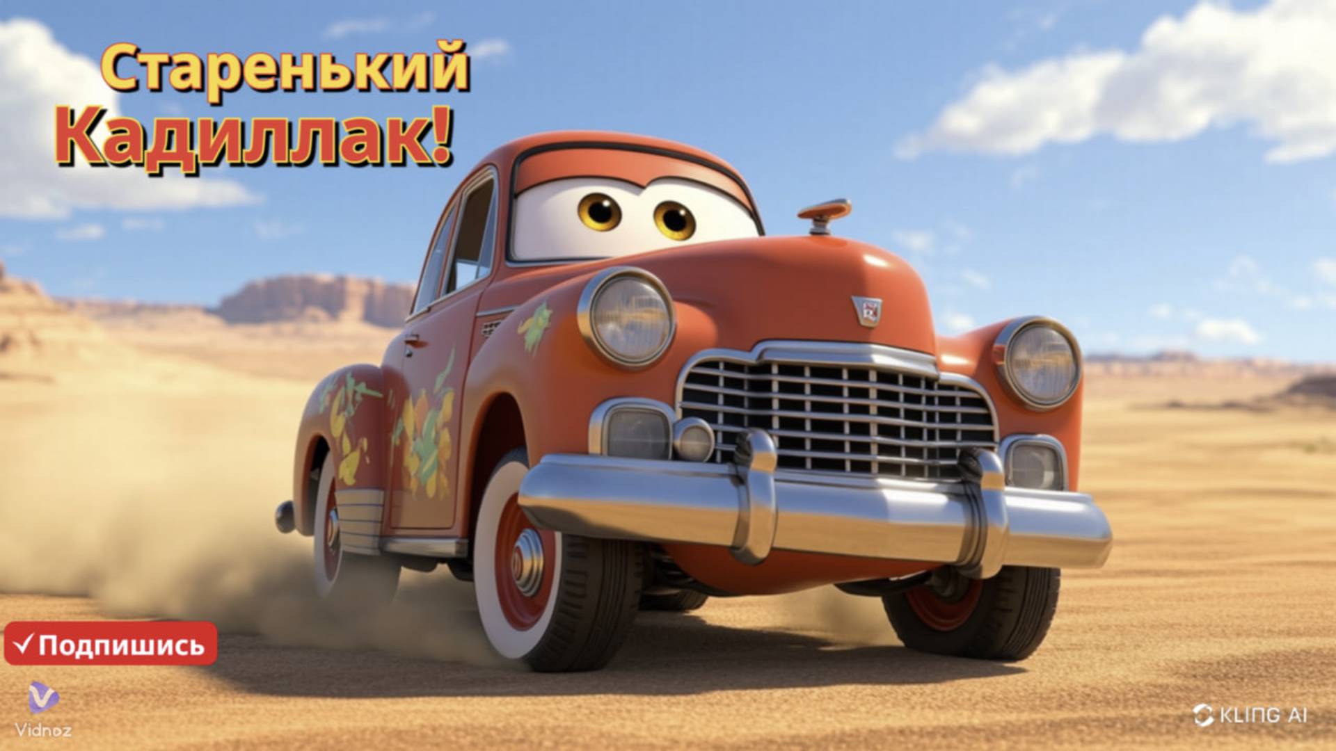 🏜️ Приключения в пустыне: старенький Кадиллак 🚗💨