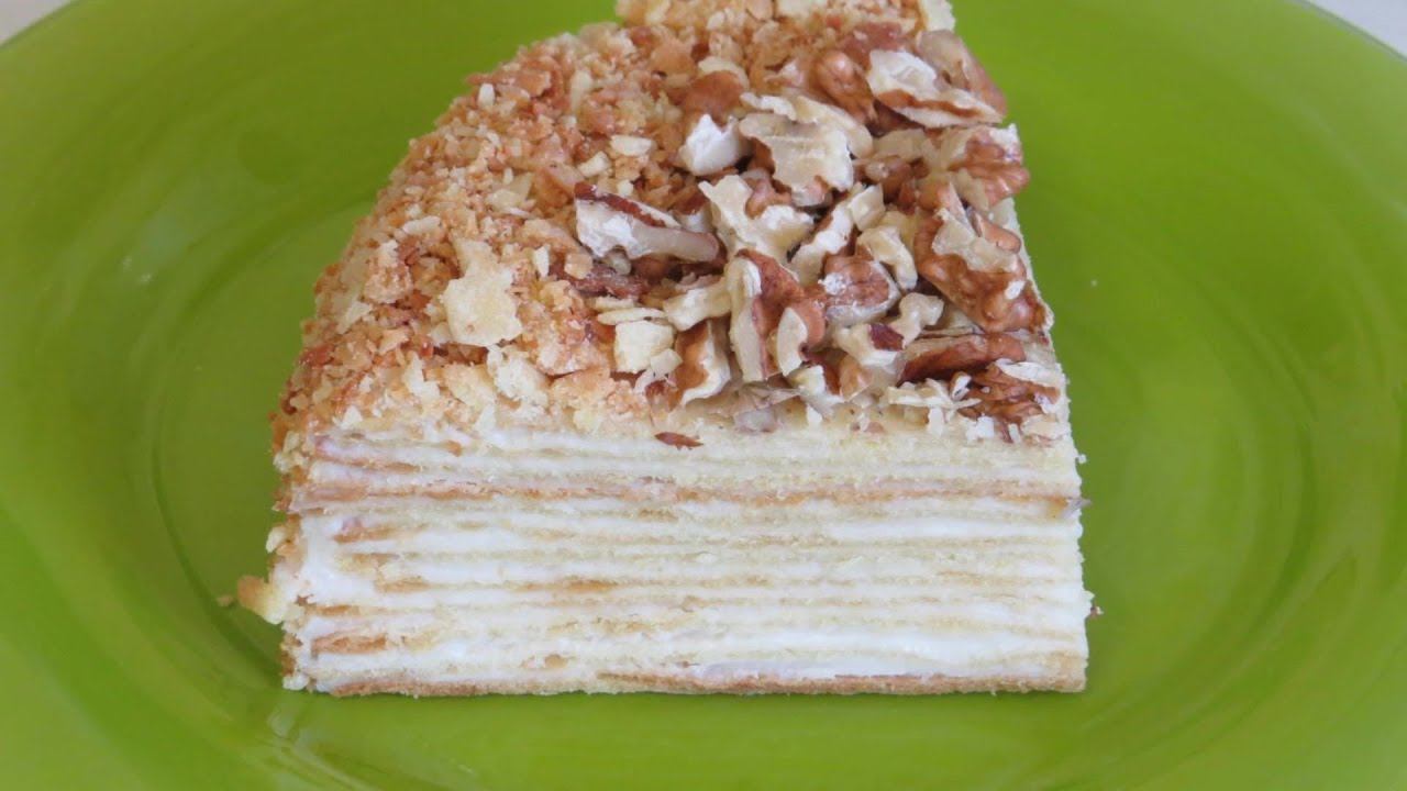 NAPOLEON LENTEN cake! NO EGGS, NO MILK, and NO BUTTER! Торт НАПОЛЕОН ПОСТНЫЙ!