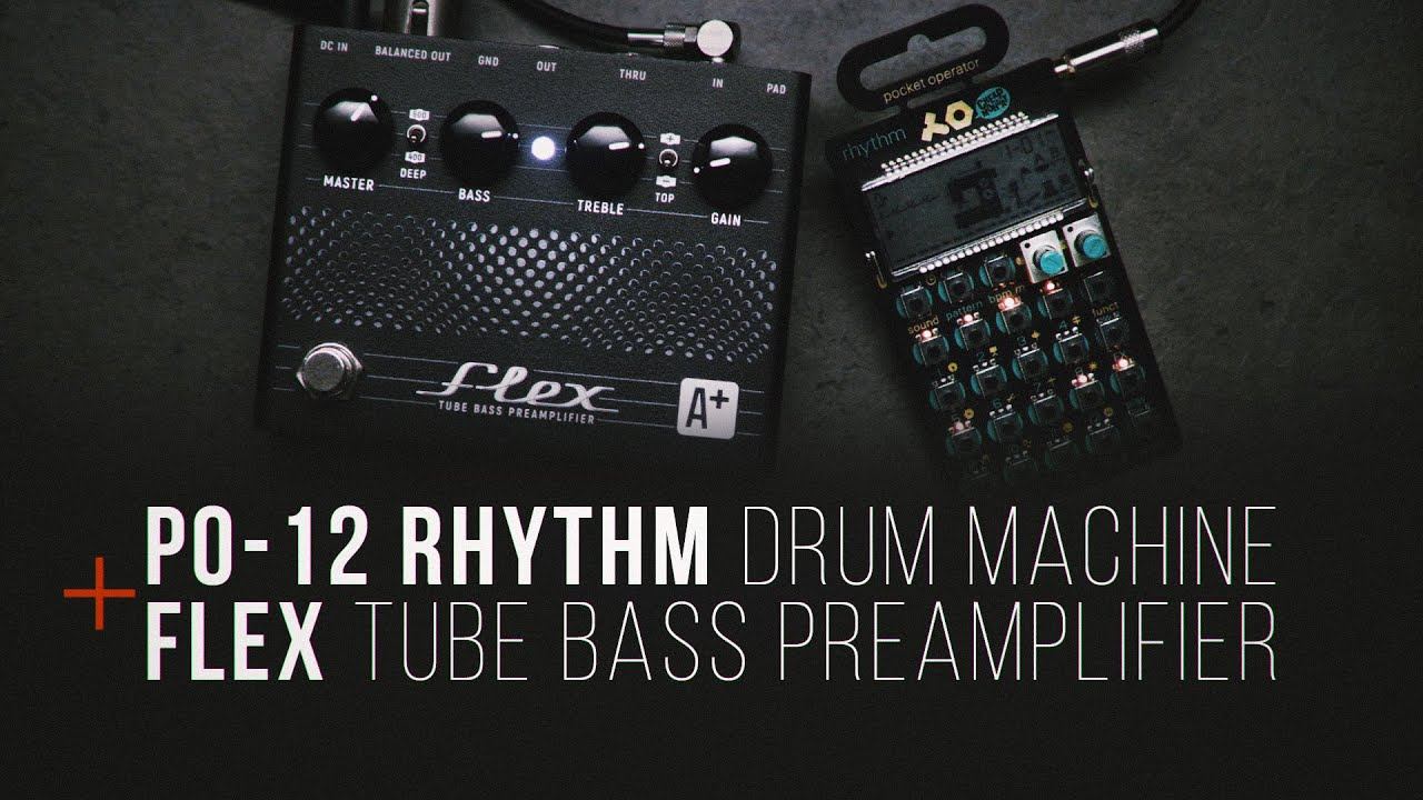 PO-12 Rhythm + Flex (tube bass preamplifier) by Shift Line
