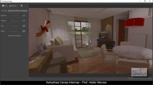 KERKYTHEA RENDER PARA SKETCHUP 13/24: Editando tecidos, espelhos e mármore (CURSO GRATUITO)