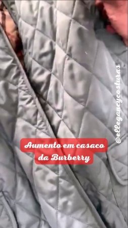 CASACO BURBERRY APERTADO, O QUE FAZER? #shorts