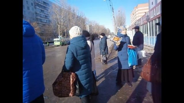 № 69. Раздача Евангелий.  Голубева Екатерина.  01. 03. 2020