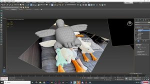 3D Max; Выравнивание симметрии относительно пивота другого объекта.