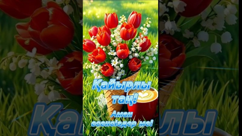 Қайырлы таң! Доброе утро! Good morning.#shorts