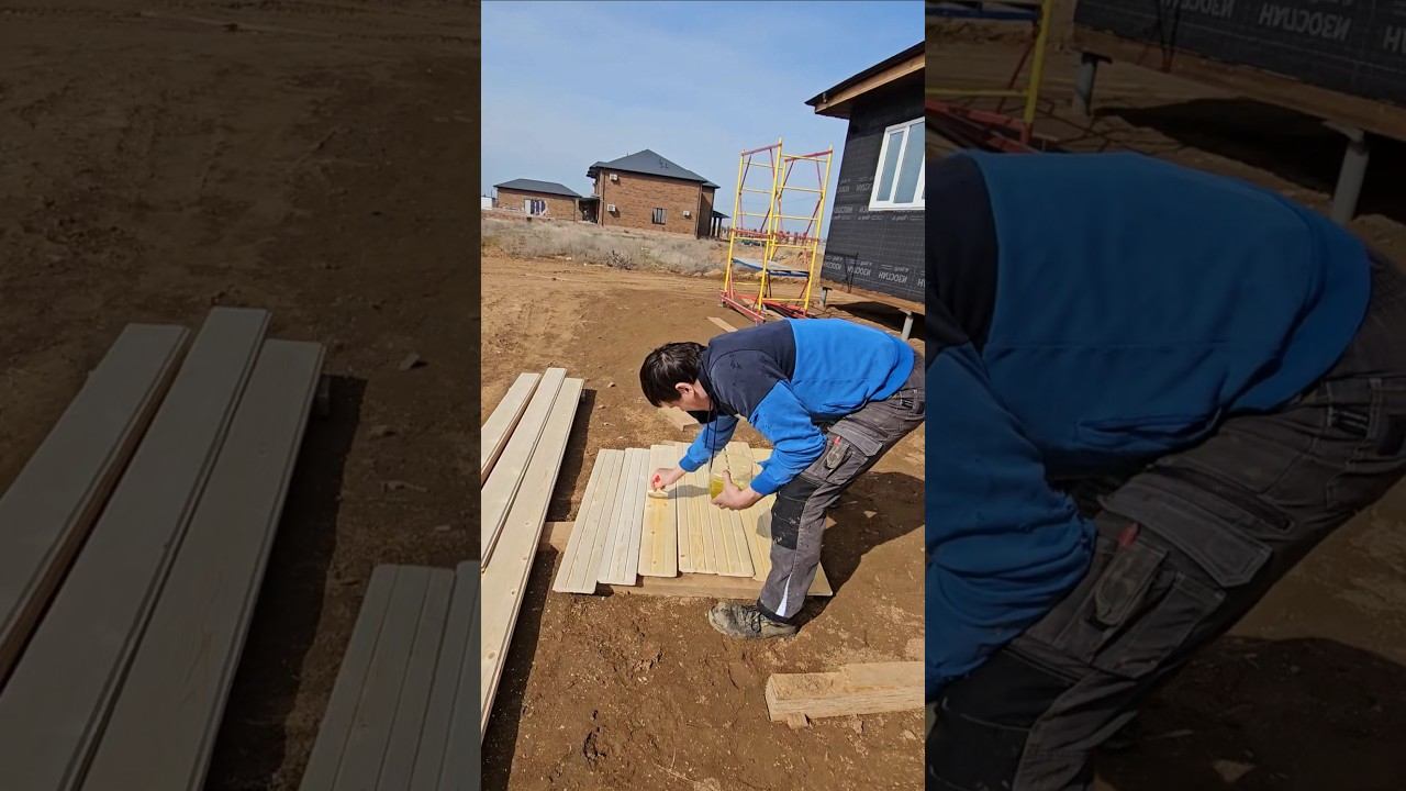Каркасный дом 130квм, Септик для имитации бруса #дом34кафян #волгоград #каркасныйдом #ахтубинск