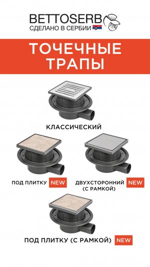 Точечные трапы  Bettoserb