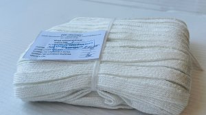 Шнур негорючий ШК-8 огнестойкий полый для изоляции индукторов и оборудования. Производство Эковул