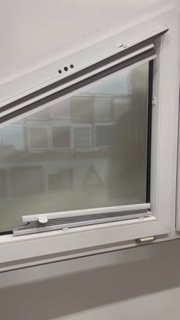 Plissee für viertelkreis Fenster