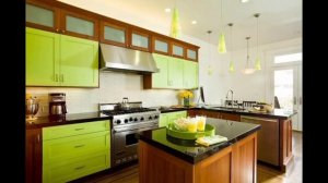 modern lime green 💚 color modular kitchen/ kitchen cabinets/latest kitchen design