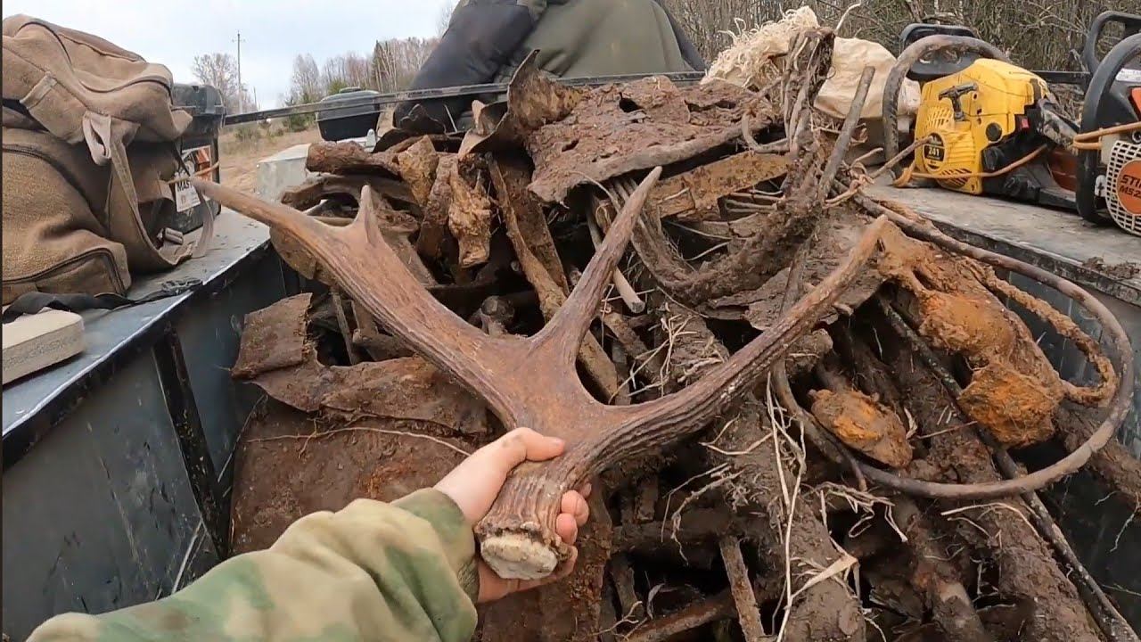 Бонус и целый каракат металлолома.Металлокоп в старых деревнях.