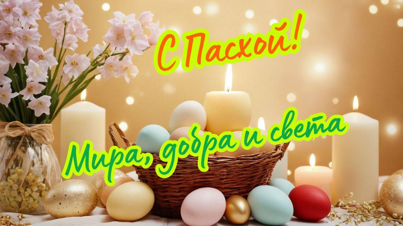 🌼 Пасха — это про свет, надежду и доброту.
