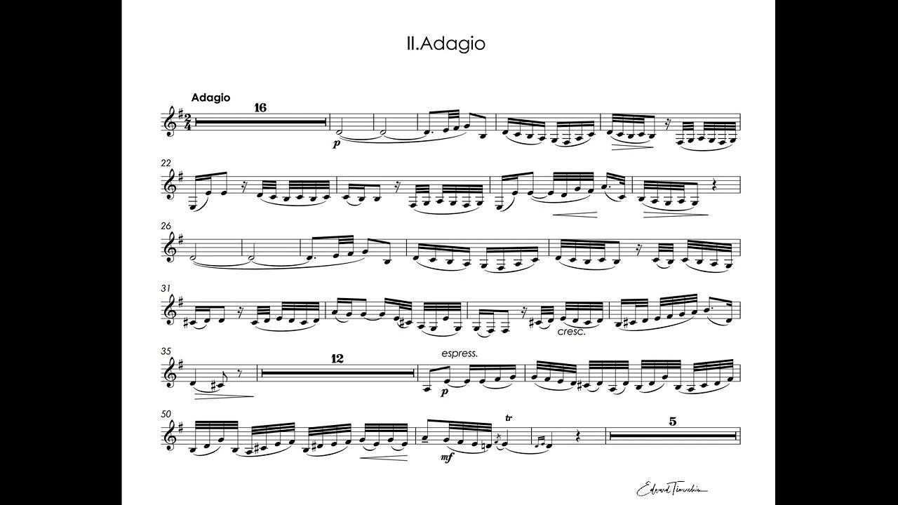 Haydn, Joseph - Cello Concerto in C major - Sergei Nakaryakov 4-valves flugelhorn