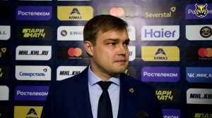 «Алмаз» - «Тайфун». Послематчевый комментарий Александра Крюкова