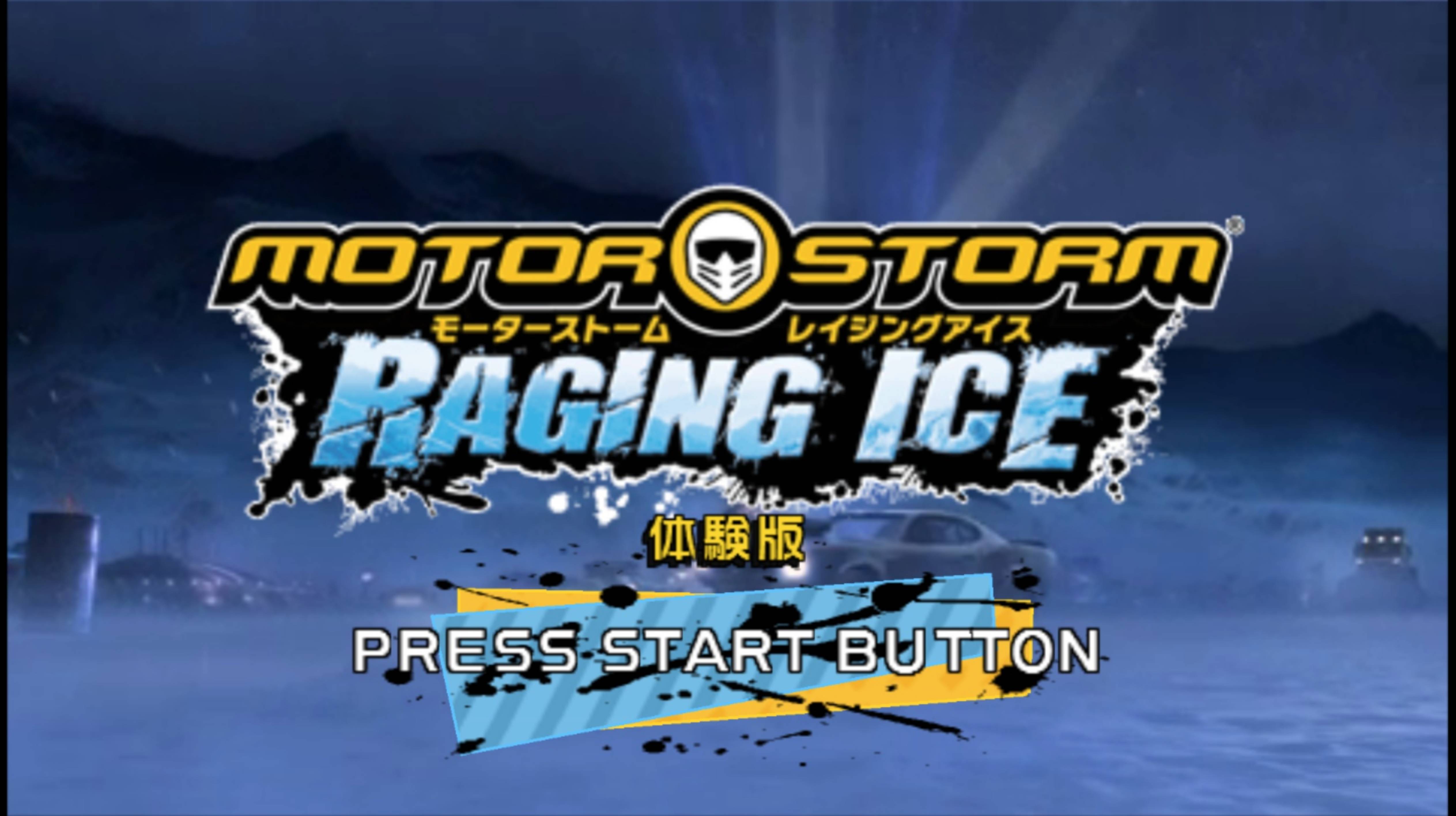 MotorStorm Raging Ice PSP NTSC-J JP Demo Gameplay (NPJG-90067)