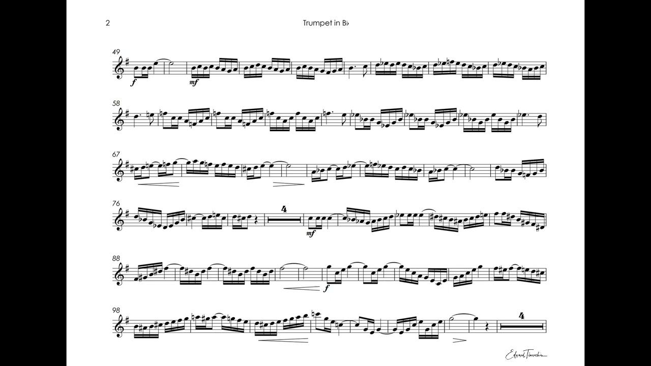 Peskin, Vladimir - Intermezzo - Giuliano Sommerhalder trumpet Bb