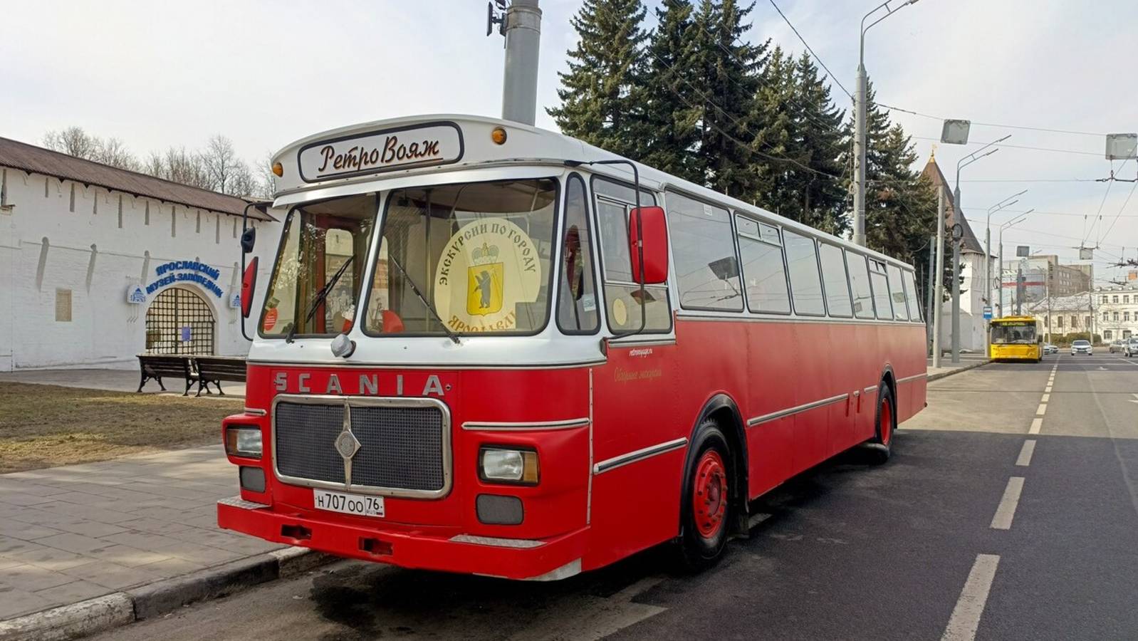 Scania BF80-59 компании "Ретровояж" в Ярославле (15.04.2025)