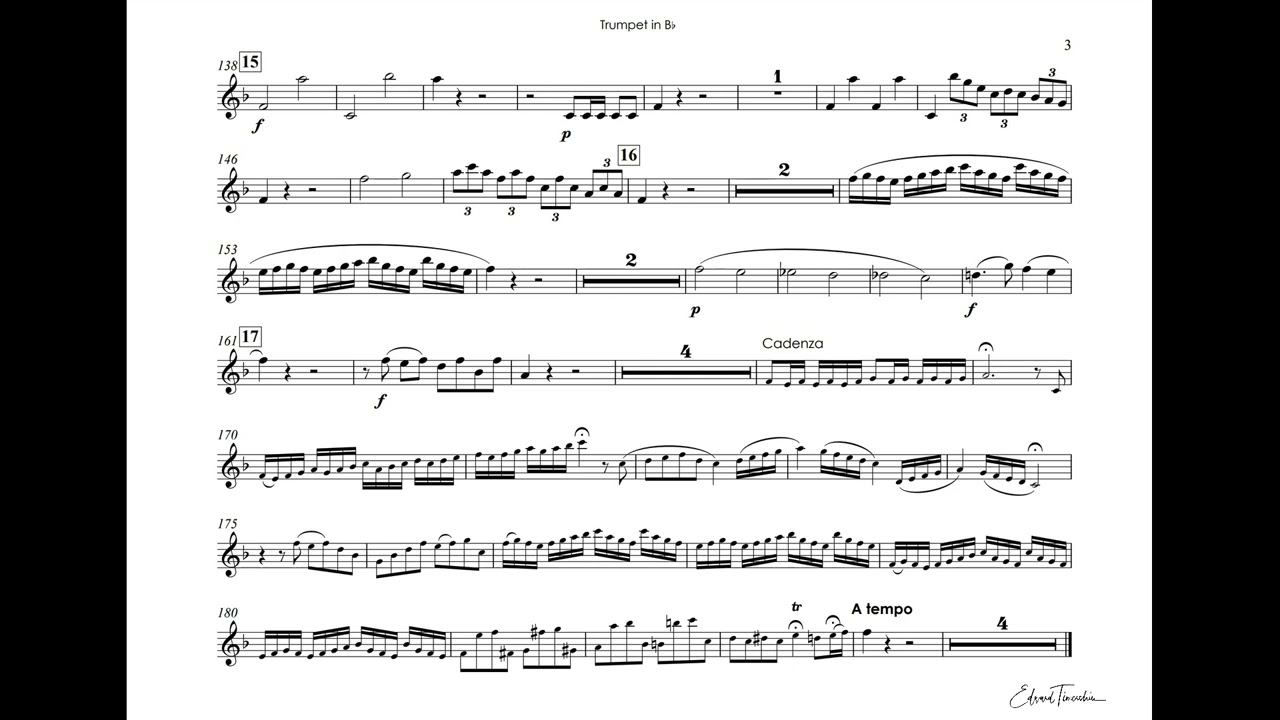 Haydn, Joseph  - Trumpet Concerto - Rafael Mendez trumpet Bb