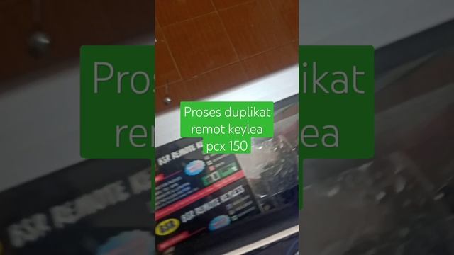 PCX 150 hilang remote danid barcode