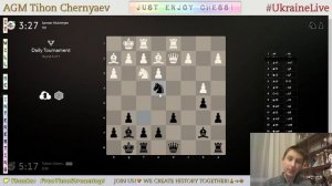 CHESS. Daily Tournament FIDE Online Arena (Blitz 5+3). LiveStream. 28/11/2021