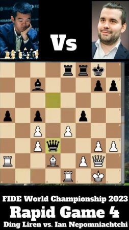 FIDE World Championship Match 2023 - Rapid Game 4|| WE HAVE A NEW WORLD CHESS CHAMPION!!!
