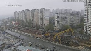 Triolan.Live - Харьков, строительство станции метро "Победа" (15-04-2016)
