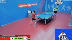 Оробинская Юлия 0-3 Бут Надежда Турнир Восток 5 WIN CUP 01.07.21 ПрямаяТрансляция Зал3
